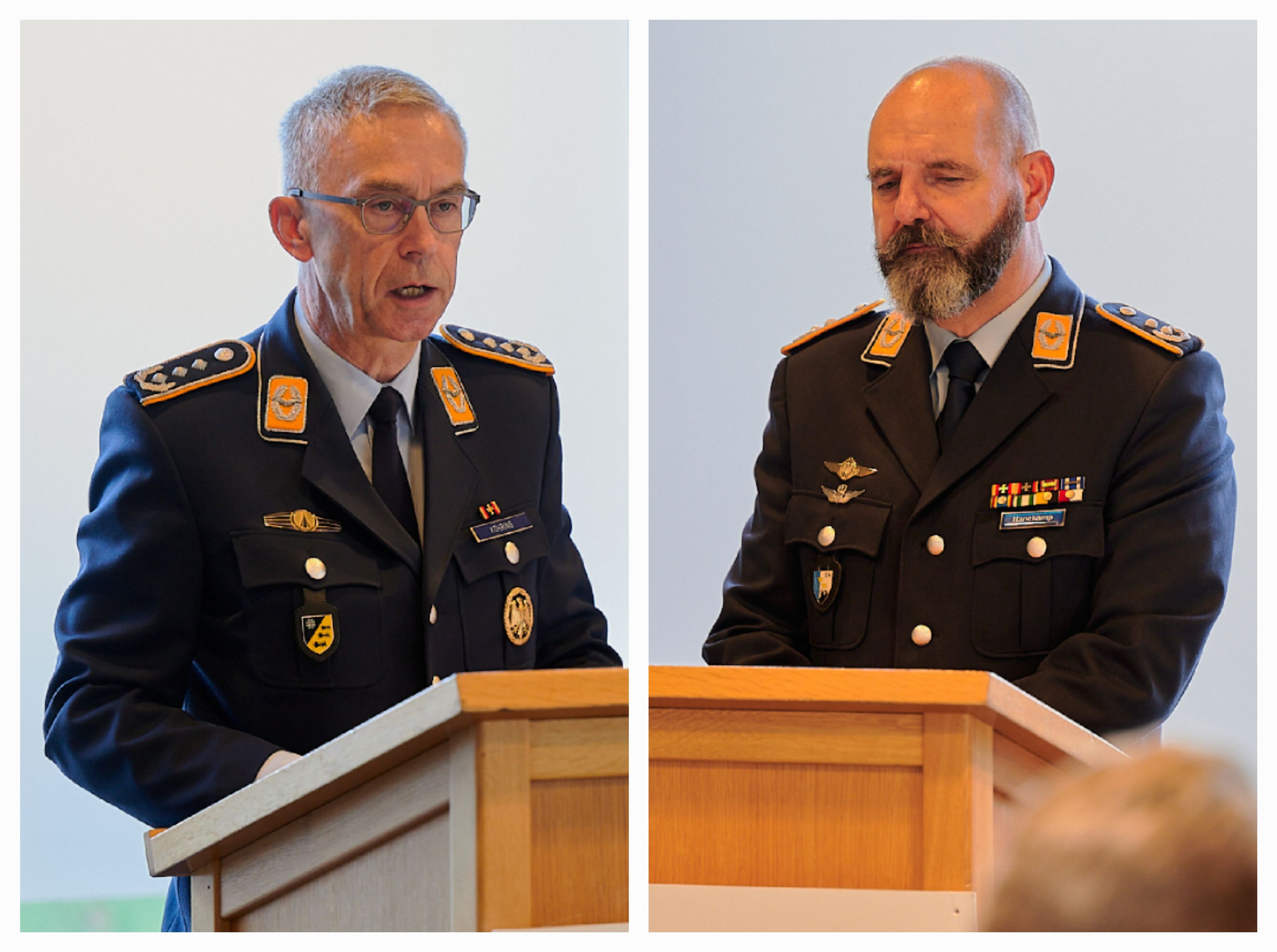 Der Kommandeur LKdo Baden-Württemberg, Oberst Thomas Köhring (MdB), und ...